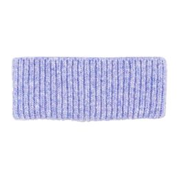 Stirnband CAPO, Damen, lila (violet), Strick, Materialmix, unifarben, Mützen, Melange-Optik, Rippenstrick, Wollanteil