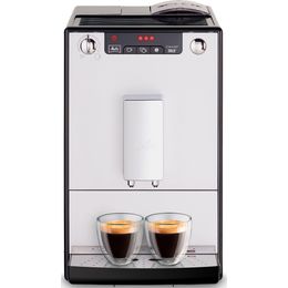 Melitta Kaffeevollautomat "Solo E950-201, schwarz", silber (schwarz, silberfarben), B:45,5cm H:30,3cm T:20cm, Kaffeevollautomaten, Perfekt für Café crème & Espresso, nur 20cm breit