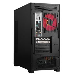 CSL Gaming-PC-Komplettsystem "AeroVision V24448", Energieeffizienz: E (A-G), schwarz, Microsoft Windows 11 Home (64 Bit), 32 GB RAM 1.000 GB SSD, Computer_Komplettsysteme