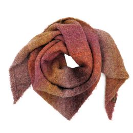 Dreieckstuch CAPO, Damen, rust, Strick, Materialmix, mehrfarbig, Modetücher, mit Farbverlauf, Wollanteil