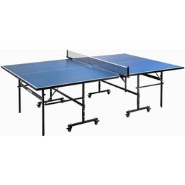 Tischtennisplatte Joola "Inside 13", blau, TischtennisplattenB:152,5cm H:76cm L:274cm, Indoor Tischtennistisch - klappbares Untergestell, inkl. Netz, B:152,5cm H:76cm L:274cm