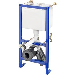 Vorwandelement WC CORNAT "400/800", wei&szlig; (wei&szlig;, blau), B:40cm T:20cm, Kunststoff, Metall, Sp&uuml;lk&auml;sten, Nassbauelement