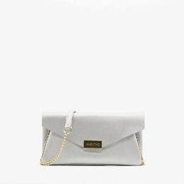 Valentino Handbags Umhängetasche VALENTINO BAGS "POCHETTE ARPIE", Damen, Gr. B/H/T: 27,5cm x 14,5cm x 2,5cm, argento, Polyurethan, Taschen