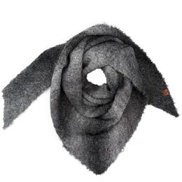 Dreieckstuch CAPO, Damen, grau (granite), Strick, Materialmix, mehrfarbig, Modetücher, mit Farbverlauf, Wollanteil