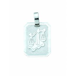 Adelia´s Kettenanhänger ADELIA´S "Damen & Herren 925 Silber Sternzeichen Anhänger Waage", silber, Schmuckanhänger, Damen, Damen, Waage, Silber 925 (Sterlingsilber), Silberschmuck für Damen & Herren