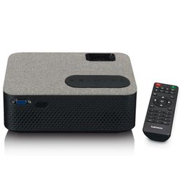 Lenco LCD-Beamer "LPJ-700BKGY", schwarz, B:19,5cm H:11,5cm T:31,1cm, Beamer, integriertes Bluetooth