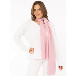 Modeschal Zwillingsherz, Damen, altrosa, Strick, Obermaterial: 100% Kaschmir, unifarben, Modetücher, Strick, unifarben, weich, wärmend, Kaschmir