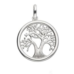 Adelia&acute;s Kettenanh&auml;nger ADELIA&acute;S "Damen 925 Silber Anh&auml;nger Lebensbaum &Oslash; 19,7 mm", silber, Schmuckanh&auml;nger, Damen, Silber 925 (Sterlingsilber), Kettenanh&auml;nger, f&uuml;r Damen