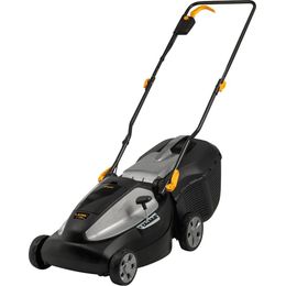 Akkurasenmäher ALPINA-GARDEN "AL 3820 Li", schwarz, B:143,9cm H:43,5cm T:91,4cm, Rasenmäher, inkl. 2x 4 Ah Akku und Ladegerät
