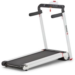 Laufband Reebok "i-Run 4.0", weiß, LaufbänderB:75cm H:156cm L:133cm, bis max. 16 km/h, klappbar, B:75cm H:156cm L:133cm