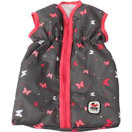 Bayer Chic 2000 Puppen Schlafsack CHIC2000 "Brombeere", bunt (butterfly koralle), Puppenausstattungen, KinderB:27cm H:2cm T:45cm, Polyester, B:27cm H:2cm T:45cm