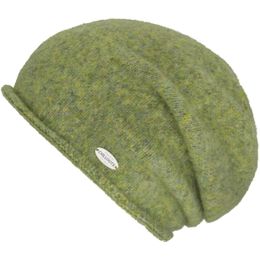 Beanie Chillouts "Lino Hat", Damen, grün, Obermaterial: 78% Polyester, 12% Polyamid, 6% Wolle, 4% Elasthan, Mützen