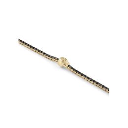 Armkette Philipp Plein "Bracelet PLEIN TENNIS ROYAL", 1602, gold, schwarz, Armbänder, Herren