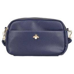 Umh&auml;ngetasche Rieker, Damen, Gr. B/H/T: 24cm x 15cm x 7cm, blau (ozean), Lederimitat, unifarben, Taschen Umh&auml;ngetasche, Handtasche, Schultertasche Damen mit s&uuml;&szlig;em Schmuckelement