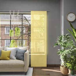 Neutex for you! Schiebegardine NEUTEX FOR YOU "Libre-ECO", gelb, B:60cm H:155cm, Jacquard, Polyester, Gardinen, nach Ma&szlig;