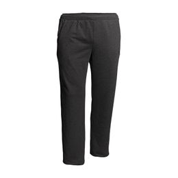 Sweathose Ahorn Sportswear, Herren, Gr. 7XL, EURO-Größen, grau, 70% Baumwolle, 30% Polyester, bestickt, meliert, lang, Hosen, in schlichtem Design