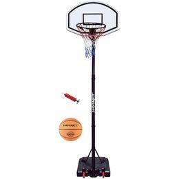 Basketballständer HORNET BY Hudora "Hornet 260", schwarz (schwarz, weiß), Ballsportkörbe, KinderH:305cm, mobil, höhenverstellbar bis 260 cm, H:305cm