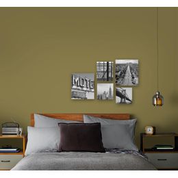 Leinwandbild Art for the home "Set City", bunt (farbe bild(er): mehrfarbig), B:60cm H:80cm T:2,5cm, Bilder, Leinwandbild, SET 5-teilig City Stadt 80 x 60 cm