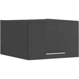 Mehrzweckschrank-Set LAUNDREEZY "Laundreezy, Aufsatzschrank BxHxT 60x38x68 cm", anthrazit matt, B:60cm H:38cm T:68cm, Holzwerkstoff, Kastenmöbel-Sets, Breite 60cm, Tür L/R montierbar, Softclose