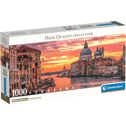 Puzzle Clementoni "Panorama High Quality Collection Compact, Venedig, Canale Grande", bunt, Puzzles, KinderB:98cm H:33cm, Motiv, Made in Europe, B:98cm H:33cm