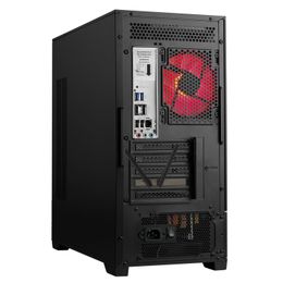CSL Gaming-PC-Komplettsystem "AeroVision V24440", Energieeffizienz: E (A-G), schwarz, Microsoft Windows 11 Home (64 Bit), 64 GB RAM 2.000 GB SSD, Computer_Komplettsysteme