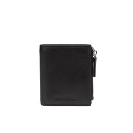 Marc O'Polo Geldbörse MARC O'POLO "aus edlem Rindleder", schwarz, Leder, unifarben, Kleinlederwaren