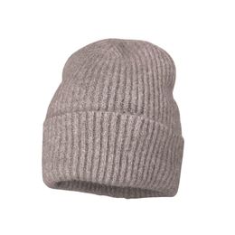 Strickmütze CAPO, Damen, taupe, Strick, Materialmix, casual, Mützen, Dezente Melange-Töne, Grobstrick