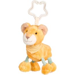 Greifspielzeug Sterntaler "Spielzeuganhänger Löwe Leo", gelb (mattgelb), Greifspielzeug, KinderH:14cm, Jersey, Polyester, H:14cm