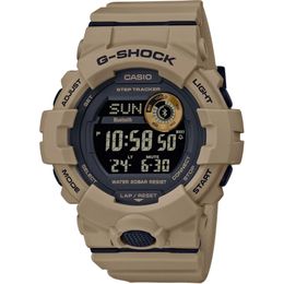 Smartwatch Casio G-SHOCK "GBD-800-1BER", braun (hellbraun), Smartwatches, Quarzuhr,Armbanduhr,Herrenuhr,Schrittzähler,bis 20bar wasserd.digital