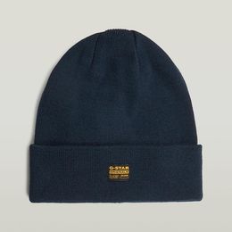 G-Star Raw Beanie G-STAR "Effo Long Beanie", Damen, salute, Strick, Kunstfaser, unifarben, Mützen, mit Aufnäher vorn