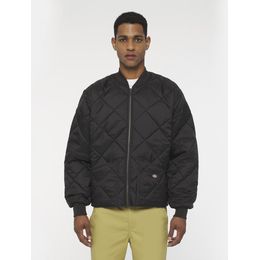Arbeitsjacke Dickies "Dickies Workwear Jacken DIAMOND QUILTED JACKET", Kinder, Gr. XXL, schwarz, Obermaterial: 100% Polyamid; Futter: 65% Polyester, 35% Baumwolle; Füllung: 100% Polyester, Jacken