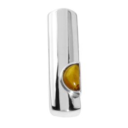 Kettenanh&auml;nger OSTSEE-SCHMUCK "OSTSEE-SCHMUCK Anh&auml;nger Gleiter-Ida-Marie", wei&szlig;, Schmuckanh&auml;nger, Damen, 31 x 9mm, Silber 925 (Sterlingsilber), 5,4 g, Kettenanh&auml;nger