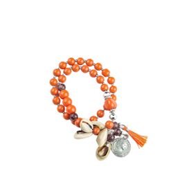 Armband "Bangalore", Damen, Gr. Glas, orange, Collezione Alessandro, Armb&auml;nder Armband