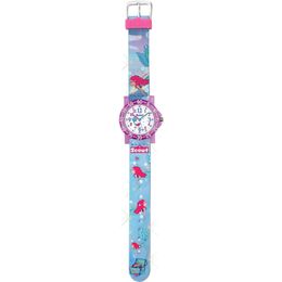 Quarzuhr Scout "The It-Collection", blau (hellblau, rot), Armbanduhren, Kinder, Armbanduhr, Kinderuhr, Lernuhr, Geschenkidee, Schulanfang,Meerjungfrau