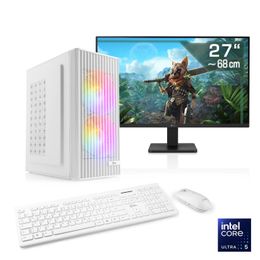 CSL Gaming-PC-Komplettsystem "Spectrum V25204", Energieeffizienz: E (A-G), weiß, Microsoft Windows 11 Home (64 Bit), 32 GB RAM 1.000 GB SSD, Computer_Komplettsysteme