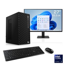 CSL Gaming-PC-Komplettsystem "Mystic V24052", Energieeffizienz: E (A-G), schwarz, Microsoft Windows 11 Home (64 Bit), 32 GB RAM 1.000 GB SSD, Computer_Komplettsysteme