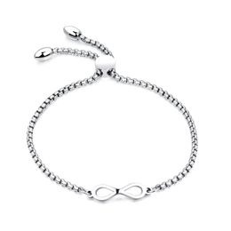Armband "Infinity", Damen, Gr. Metall, silber (silbern), Collezione Alessandro, Armbänder Armband