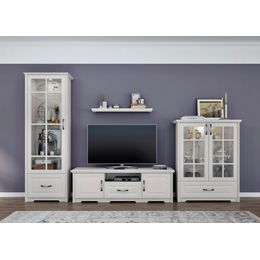 TV-Board Home Affaire "Evergreen", beige (elfenbein), B:158,7cm H:50,4cm T:54,7cm, Sideboards, mit Soft-Close-Funktion, Breite 158,7 cm