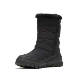 Winterboots Kamik "SNOWDONZIP", Damen, Gr. 38, schwarz, Synthetik, Schuhe, Winterstiefel, Winterschuhe, wasserdicht und gefüttert