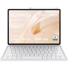 Huawei Tablet "Matepad 12 X WiFi 12+256G inkl. Tastatur", weiß, 256 GB, Tablets_EBookReader, 10.000 mAh Akku, 13 MP + 8 MP Dual-Kamera, Wi-Fi 6, 6 Lautsprecher