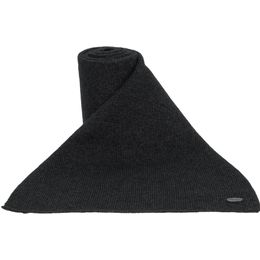 Strickschal Chillouts "Grayson Scarf", Damen, grau (dunkelgrau), Strick, Obermaterial: 48% Viskose, 28% Polyester, 24% Polyamid, unifarben, Modetücher, Größe: 170 x 34 cm, vielseitig tragbar für verschiedene Styles