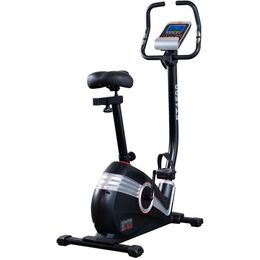 Ergometer "ET 1500", schwarz, Motive Fitness by U.N.O., HeimtrainerB:45cm H:140cm L:95cm, Schwungmasse ca. 12 kg, 32 Widerstandsstufen, B:45cm H:140cm L:95cm