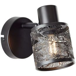 BRILLIANT LEUCHTEN Brilliant Bano Wandleuchte Schwarz, 1-flammig