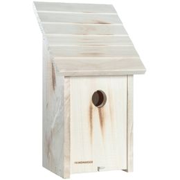 Nistkasten Windhager "Family", braun (holzfarben), B:14cm H:34cm T:18cm, Massivholz, Tierhäuser, BxTxH: 14x18x34 cm