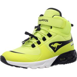 Sneaker Kangaroos "KX-Hydro", Gr. 25, grün (lime), Synthetik, Textil, Schuhe, Sneakerboot, Winterschuh, wasserdicht