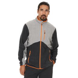 Fleecejacke WHISTLER "Greyson", Herren, Gr. XL, grau, 100% Polyester, mehrfarbig, normal, ohne Ausschnitt, Jacken Fleecejacke, mit praktischen Rei&szlig;verschlusstaschen