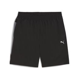 Trainingsshorts Puma "FLEX STRETCH Gewebte Trainingsshorts Herren", Damen, Gr. S, Normalgr&ouml;&szlig;en, schwarz, Obermaterial: 87% Polyester, 13% Elasthan; Taschenfutter: 100% Polyester, regular fit, Hosen