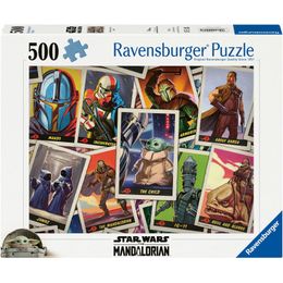 Puzzle Ravensburger "Star Wars - The Mandalorian, Auf der Suche nach dem Kind", bunt, Puzzles, KinderB:49cm H:36cm, Made in Germany, B:49cm H:36cm