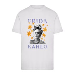 T-Shirt F4NT4STIC "Frida Kahlo Star Graphic", Herren, Gr. L, wei&szlig;, Obermaterial: 100% Baumwolle, regular fit, Rundhals, ohne B&uuml;ndchen, Shirts T-Shirt, Official Merch