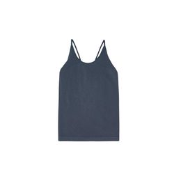 Damen Funktionstop "moshi moshi mind Top proud"blau, Gr. M, MOSHI MOSHI MIND, Obermaterial: 72% Modal, 23% Polyamid, 5% Elasthan, Tops